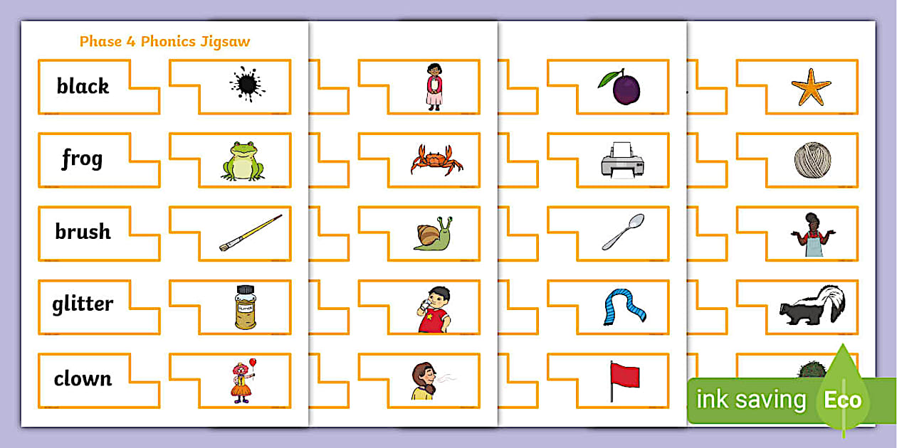 Phase 4 Phonics Jigsaw | Twinkl (teacher made) - Twinkl