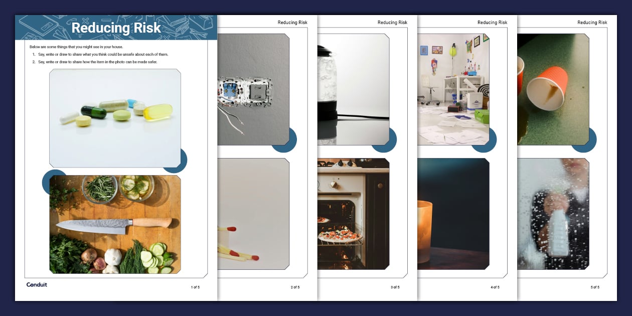 Household Risks Activity Discussion Cards (Teacher-Made)