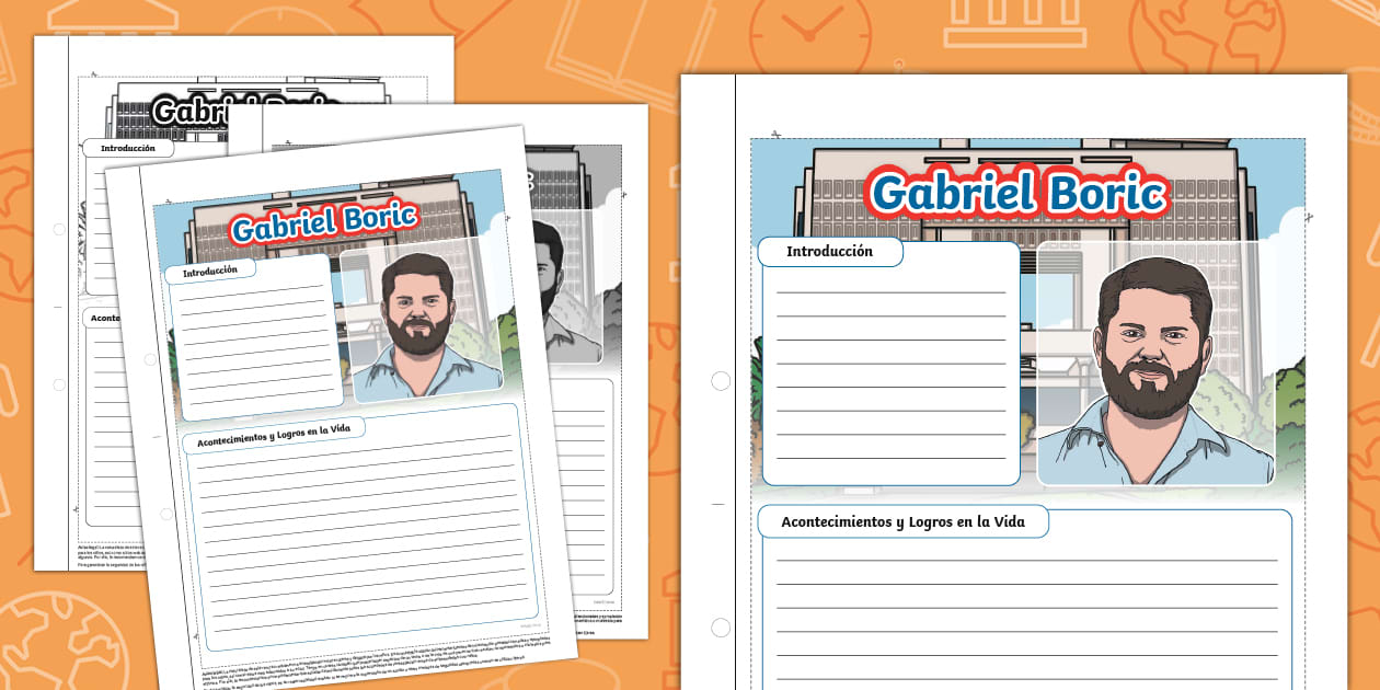 * NEW * Guía de Trabajo: Biografía de Gabriel Boric