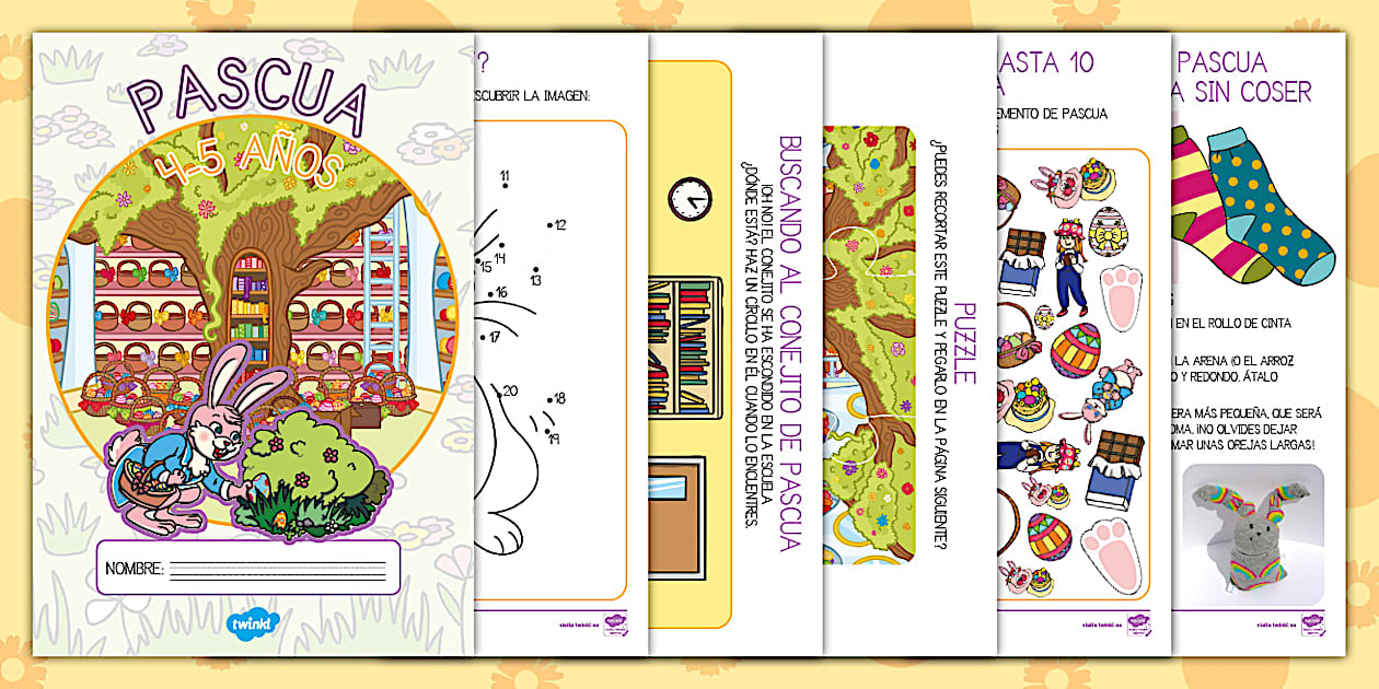Cuadernillo de actividades: Pascua - Educación Infantil