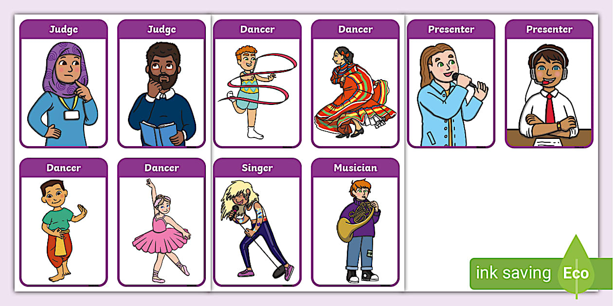 Dance Competition Role-Play Badges