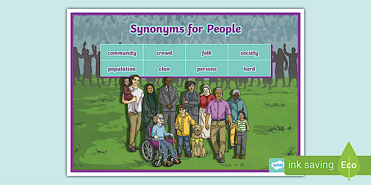 Words for People Word Mat (Teacher-Made) - Twinkl