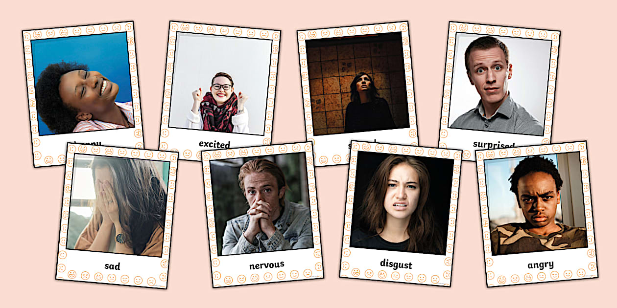 Emotions Instant Photo Style Display Images - Twinkl
