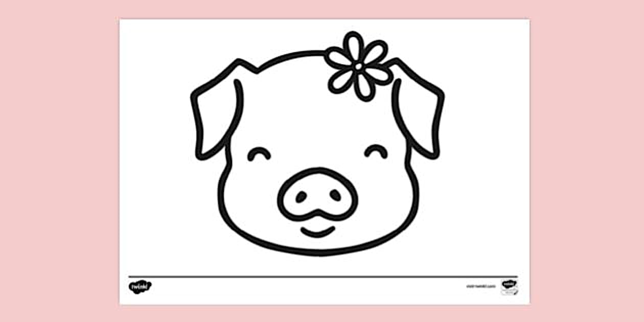Cute Animal Colouring Sheet | Colouring Sheets - Twinkl