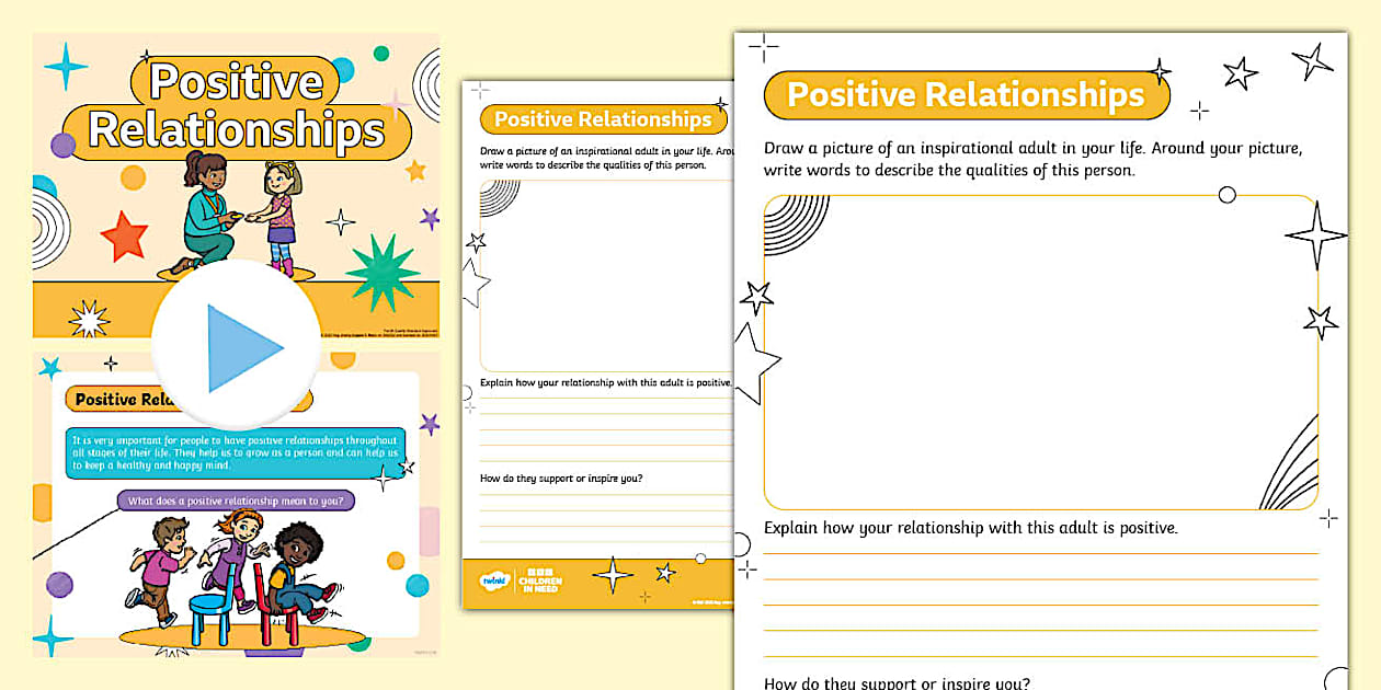 FREE! - BBC Children in Need: KS2 Positive Relationships Activity