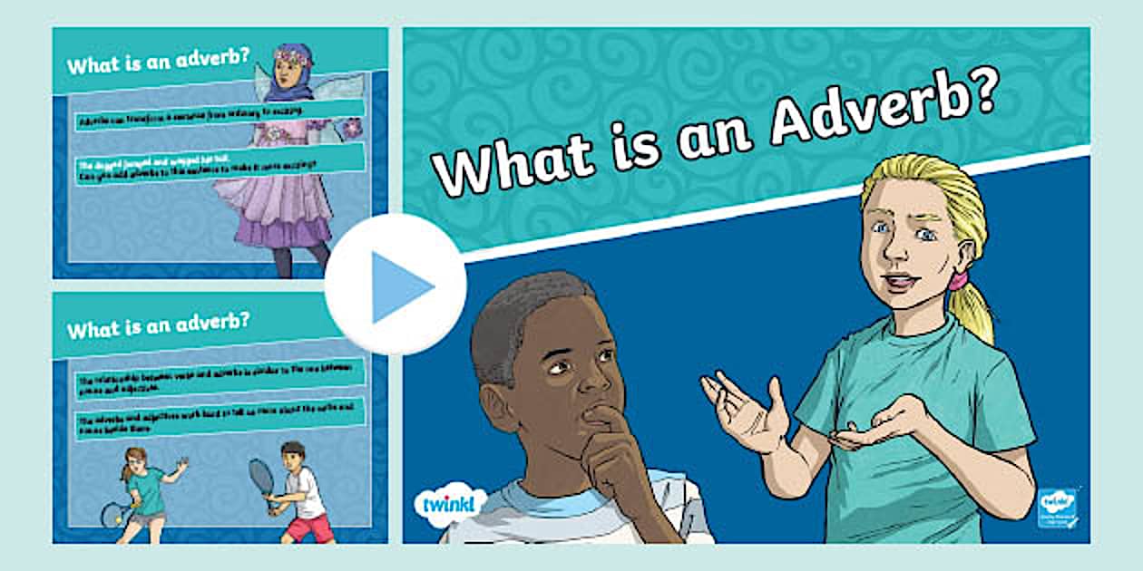 What Is An Adverb? PowerPoint Display (teacher made)