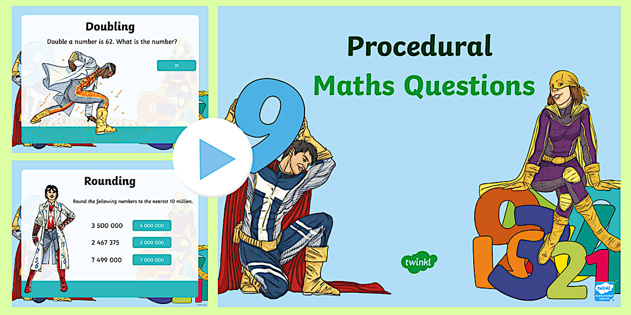 Year 6 Maths Procedural Questions PowerPoint - Twinkl