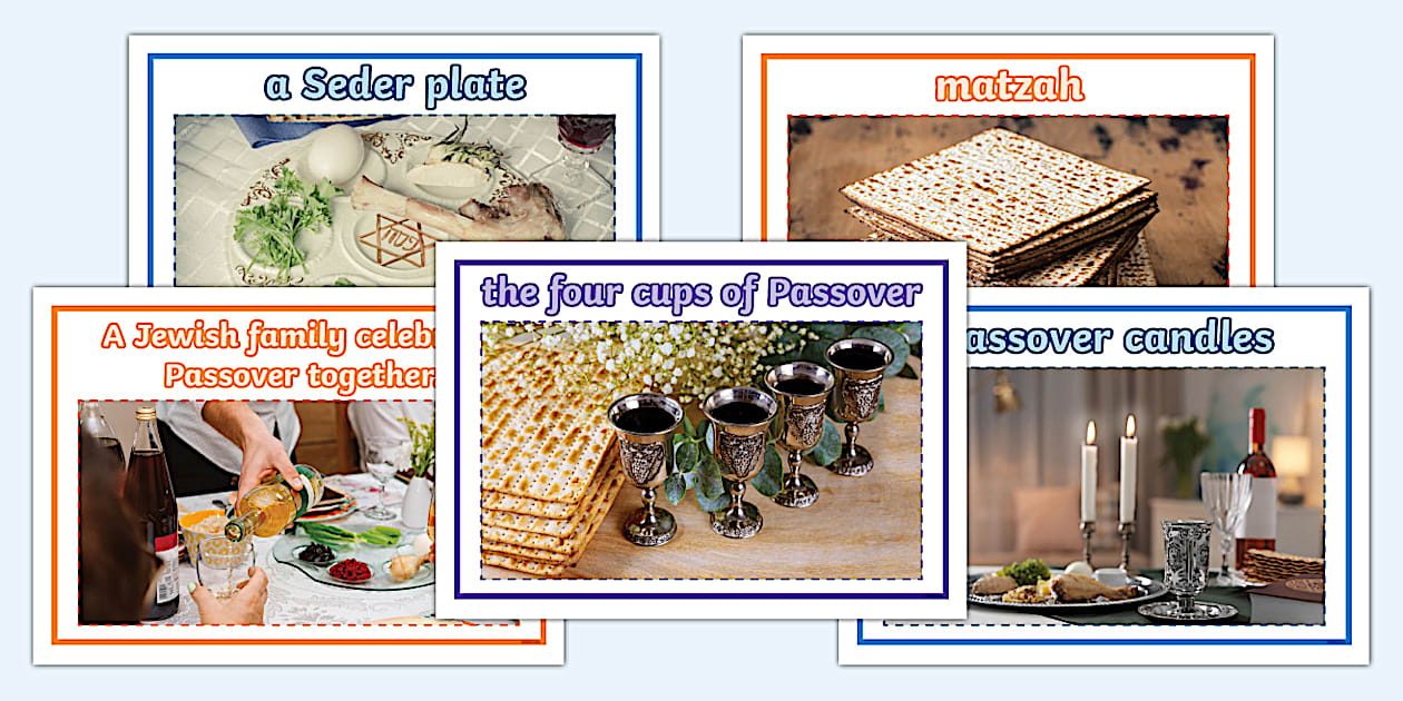 Passover Display Photo Pack (Hecho por educadores) - Twinkl