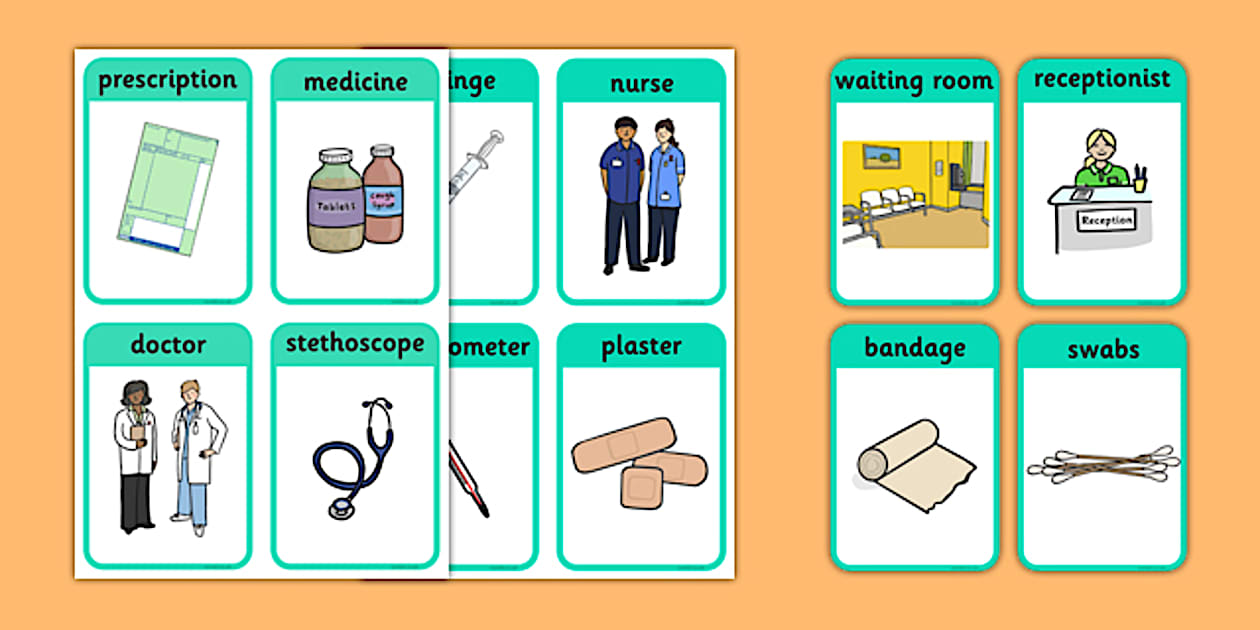 Doctor's Surgery Flash Cards (teacher made) - Twinkl