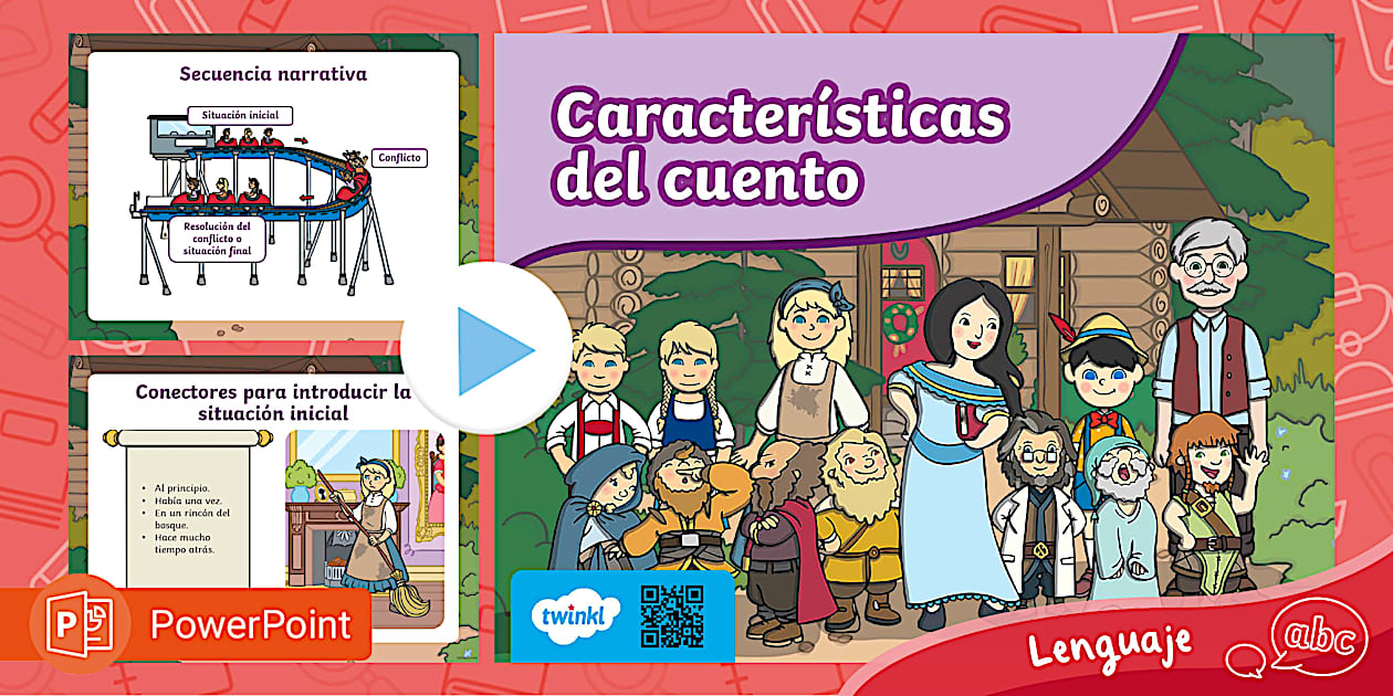 PowerPoint | Características Cuento | Lenguaje | - Twinkl