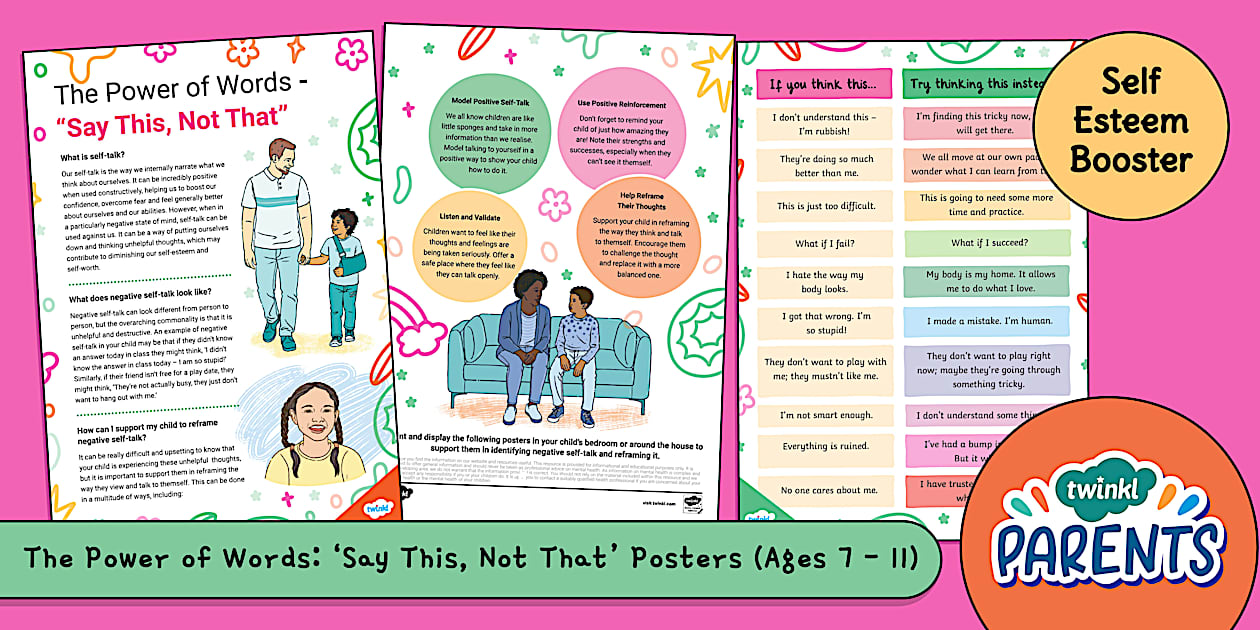 The Power of Words: 'Say This, Not That' Poster