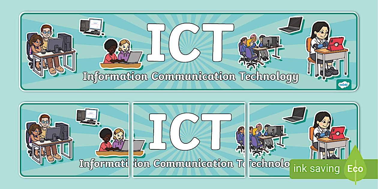 ICT Display Banner, ICT Title, Computing (teacher made)