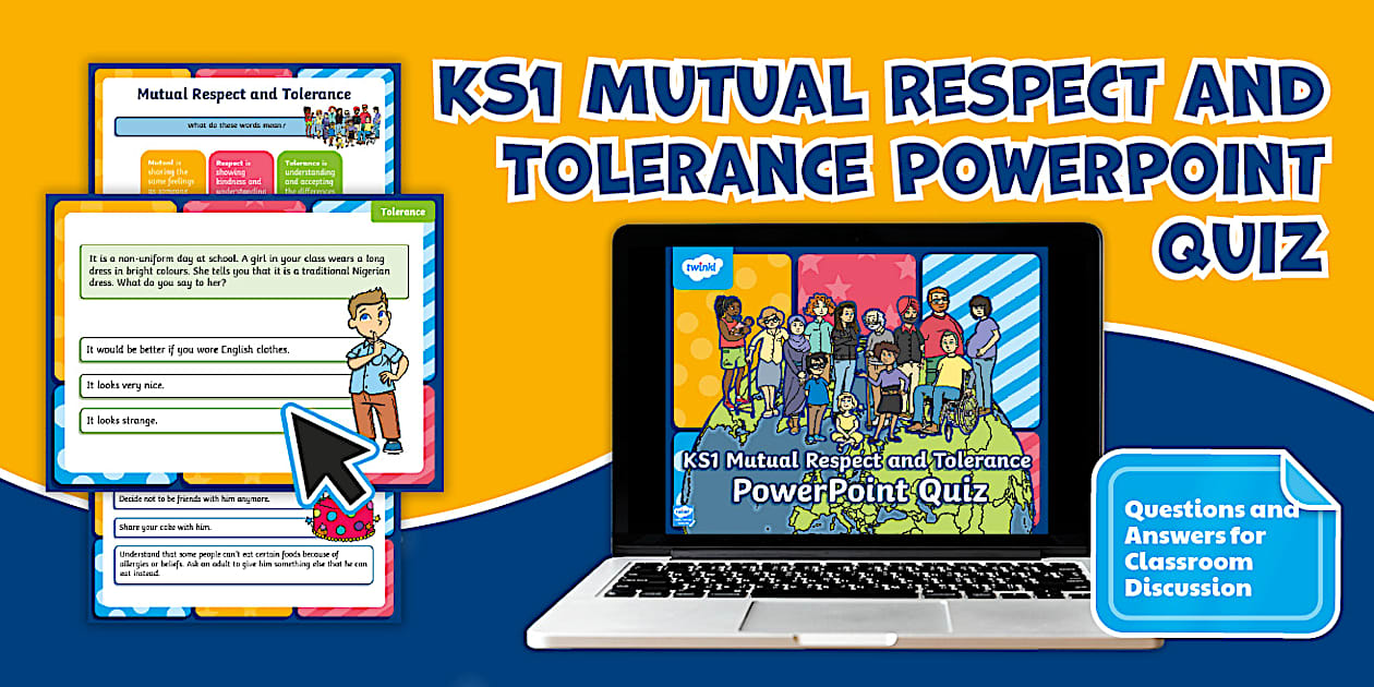 KS1 Mutual Respect and Tolerance PowerPoint Quiz - Twinkl