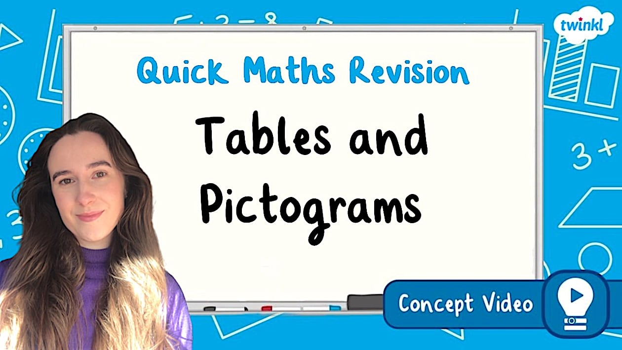 👉 Tables and Pictograms | KS2 Maths Concept Video