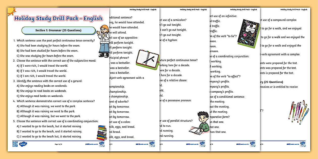 English Practice (teacher made) - Twinkl