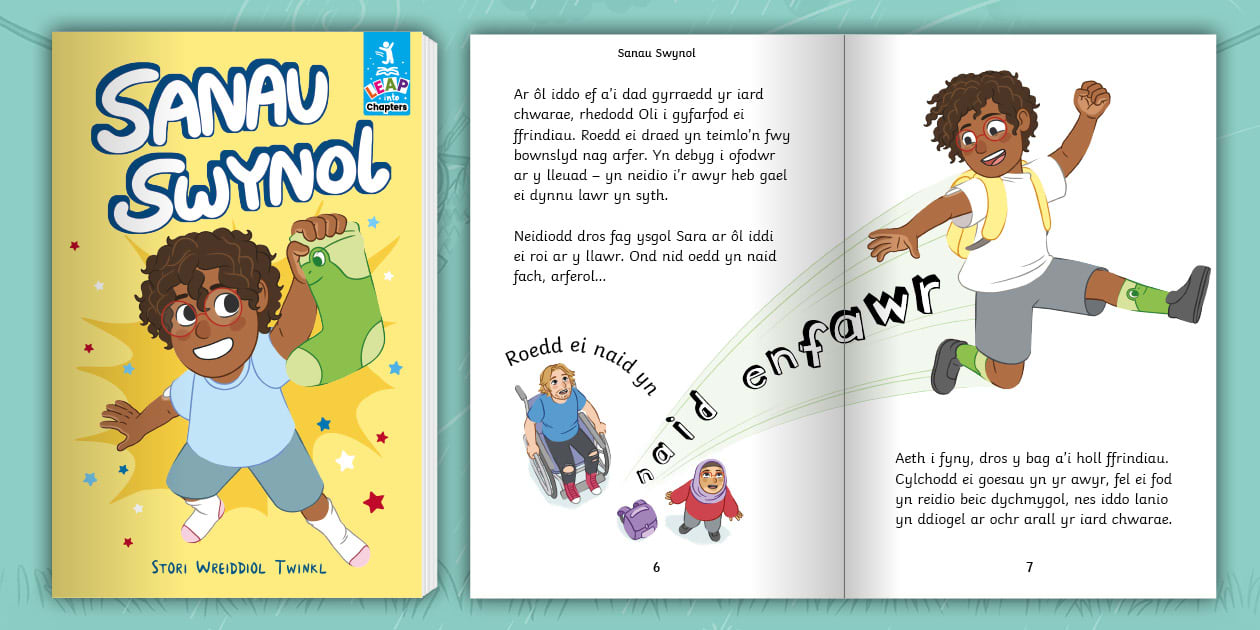 eLyfr Sanau Swynol (Teacher-Made) - Twinkl