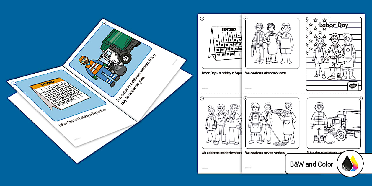 Labor Day Emergent Reader (Teacher-Made) - Twinkl