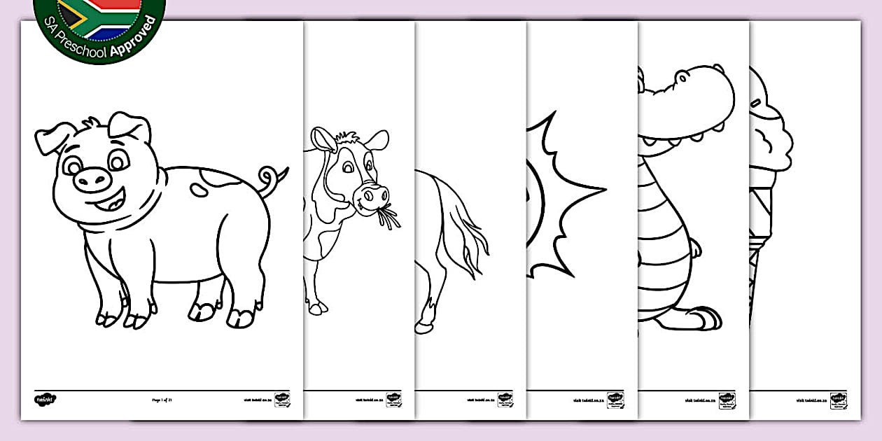 Colouring Pictures for Toddlers (teacher made) - Twinkl