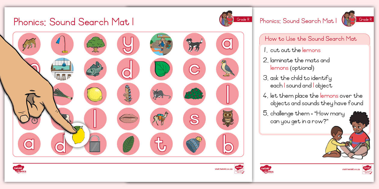 Gr R Phonics - T1 - l sound - Sound Mat (CAPS Aligned)