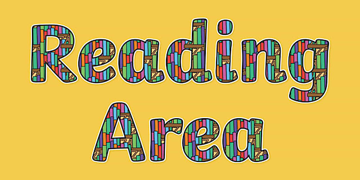 👉 Reading Area Display Lettering (teacher made) - Twinkl