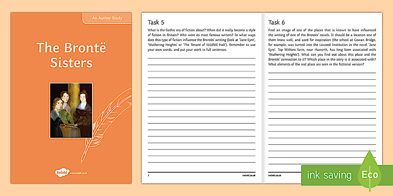 The Bronte Sisters About the Author (teacher made) - Twinkl