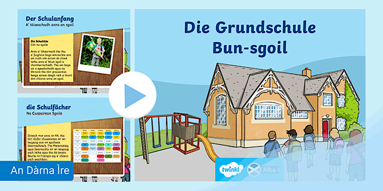 A' dol don Bhun-sgoil sa Ghearmailt – PowerPoint – Dàrna Ìre