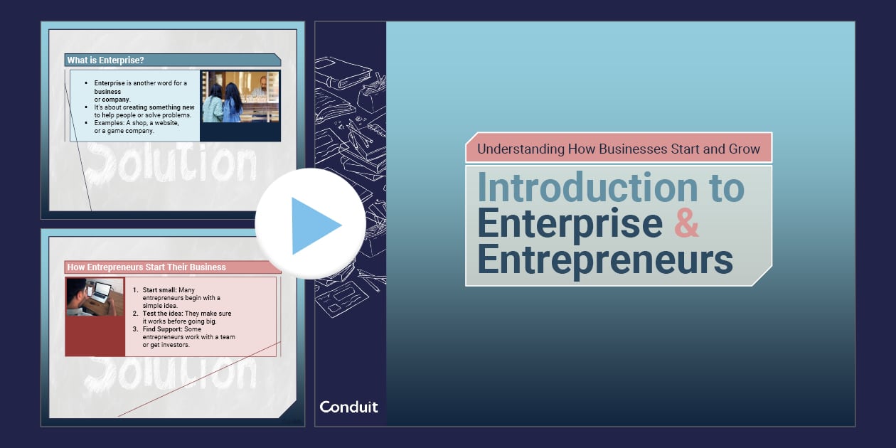 Introduction to Enterprise and Entrepreneurs (teacher made)