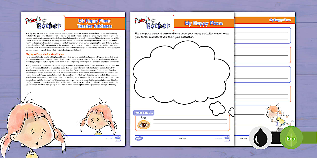 FREE! - Finley's Bother Mindful Visualization Activity