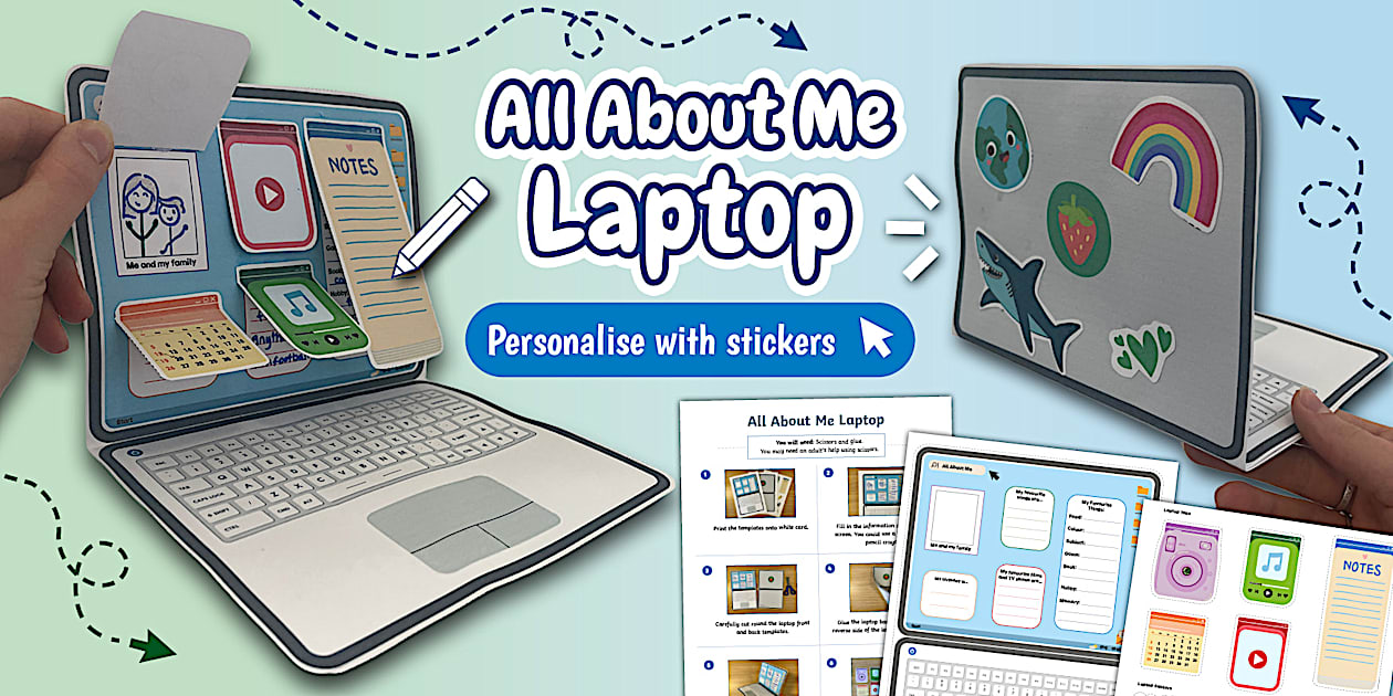All About Me Laptop