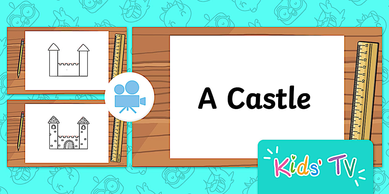 How to Draw a Castle | Twinkl Kid's TV (teacher made)