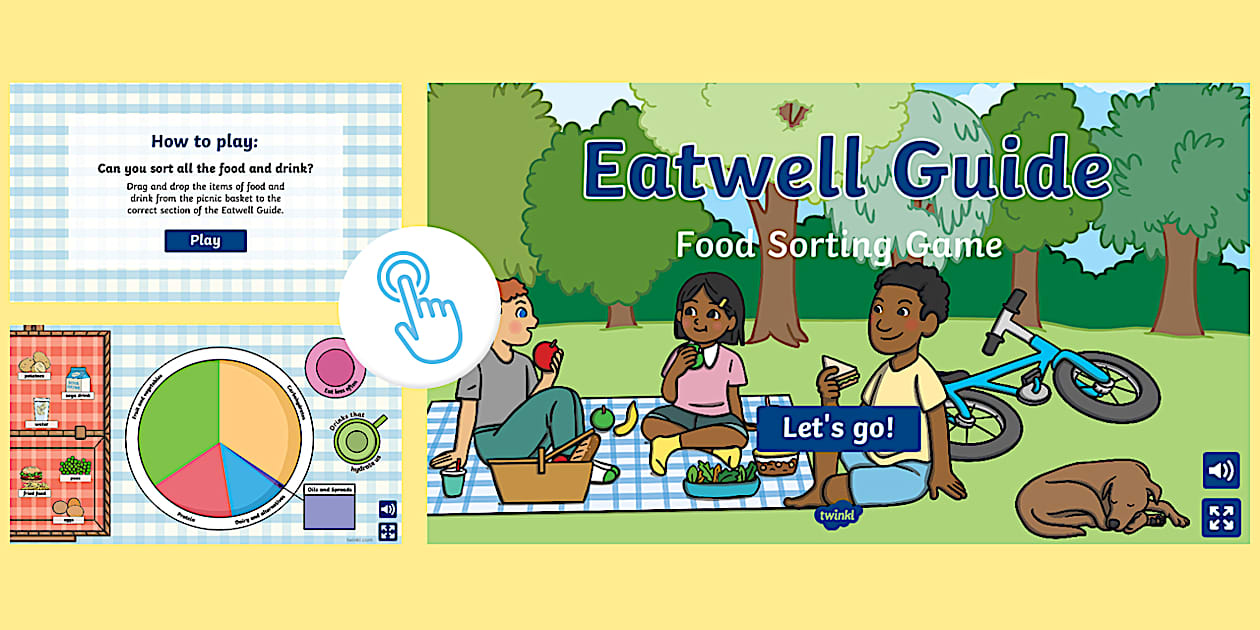 Interactive Eatwell Guide - Food Sorting Game | Twinkl Go!