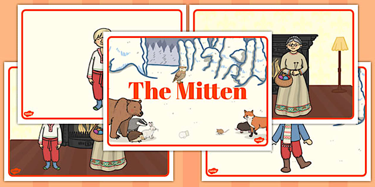The Mitten Story Sequencing - Twinkl