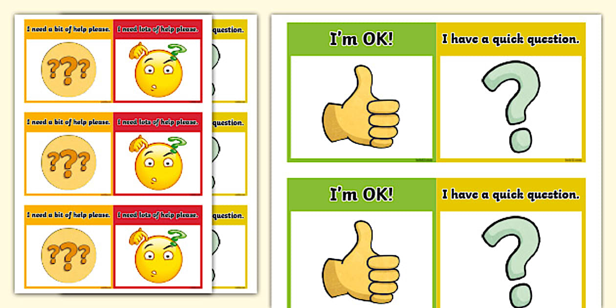 Self-Reflection Desk Cards