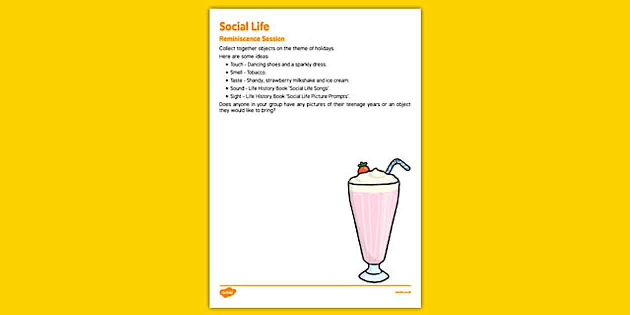 Elderly Care Life History Book Social Life Reminiscence Session