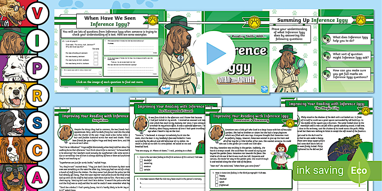 LKS2 Improving Your Reading Skills With... Inference Iggy Activity Pack LKS2 Improving Your Reading Skills With... Inference Iggy Activity Pack