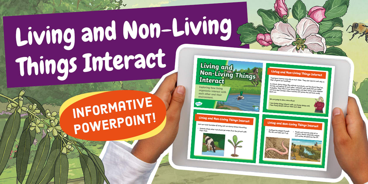 Living and Non-Living Things Interact PowerPoint