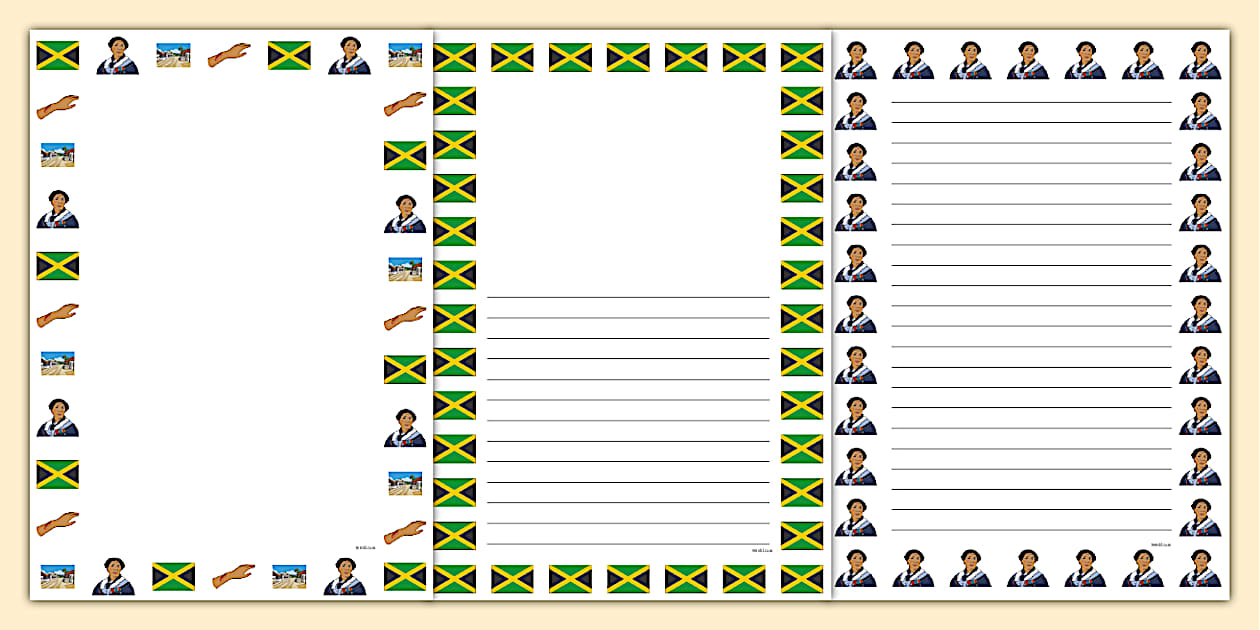 Editable Mary Seacole Page Borders (teacher made) - Twinkl
