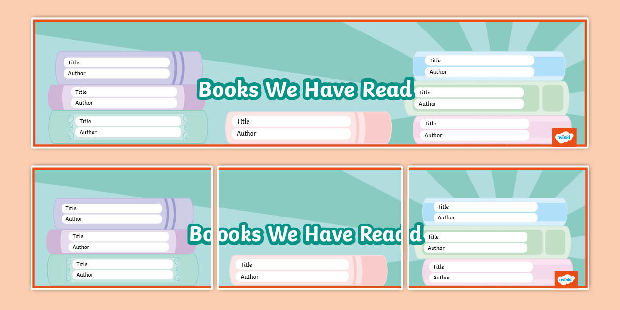 Books We Have Read Display Banner (Teacher-Made) - Twinkl