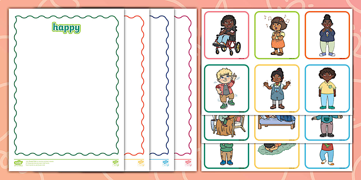 Feelings and Emotions Sorting Activity - Twinkl
