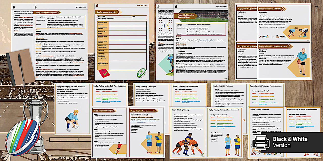 Rugby Skills Pack (teacher made) - Twinkl