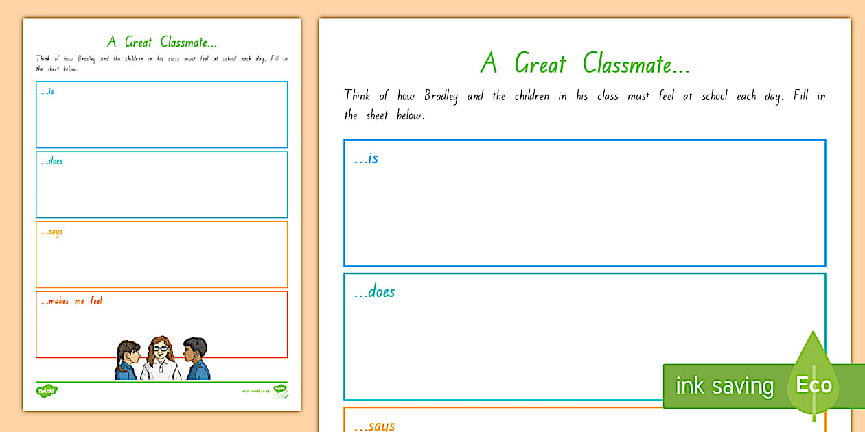 Cursive Term 1 Week 3 Year 5 and 6 Chapter Chat A Great Classmate ...
