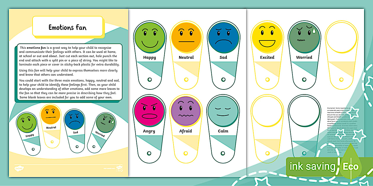 Emotions Fan | Twinkl Parents - Children with SEND - Twinkl