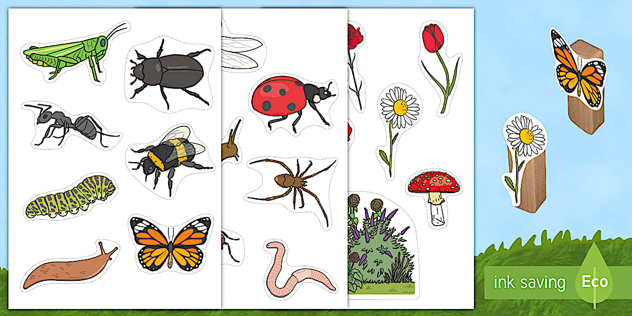 Minibeasts Small World Characters (teacher made) - Twinkl