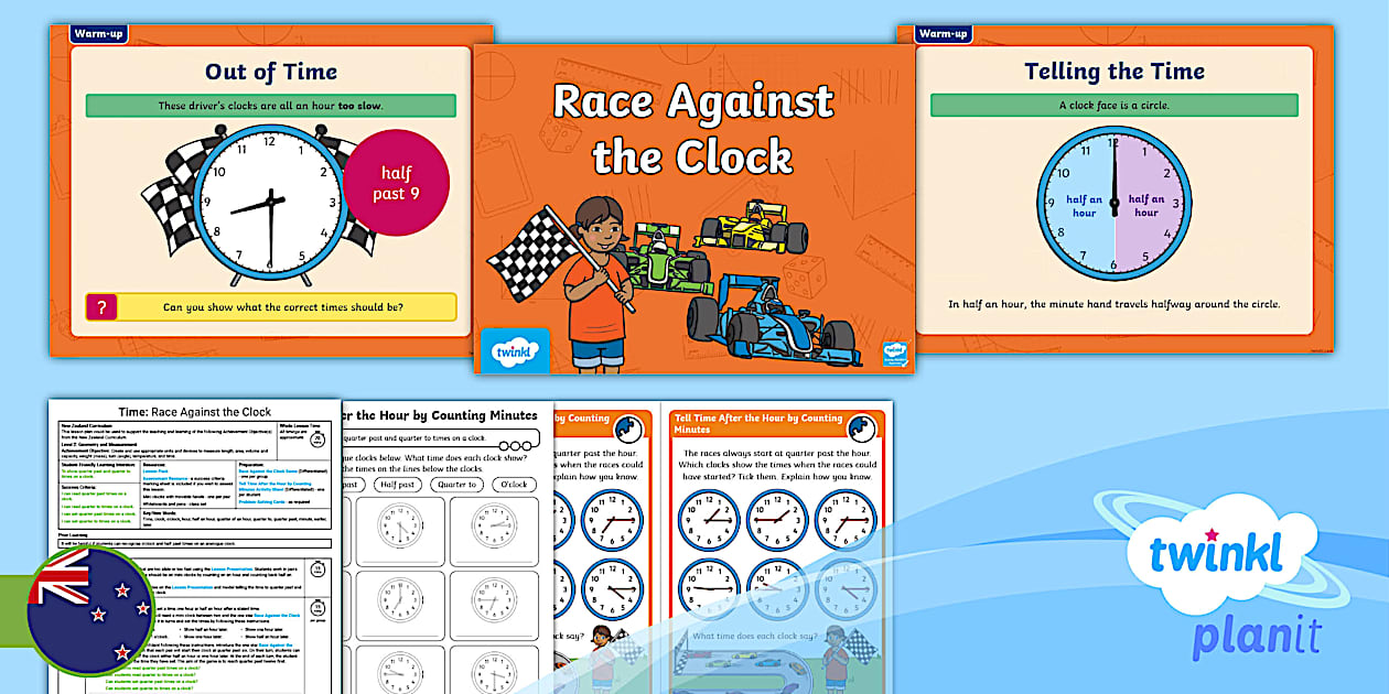 Level 2 Time: Tell Time After the Hour by Counting Minutes Lesson 1