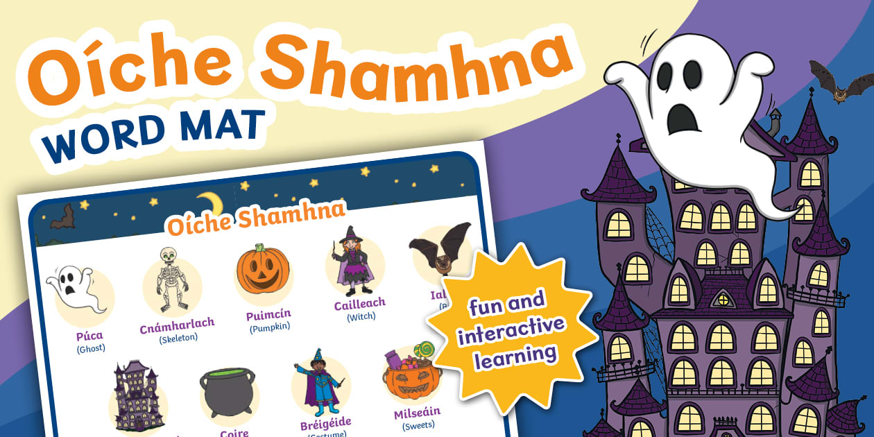 Oíche Shamhna Word Mat