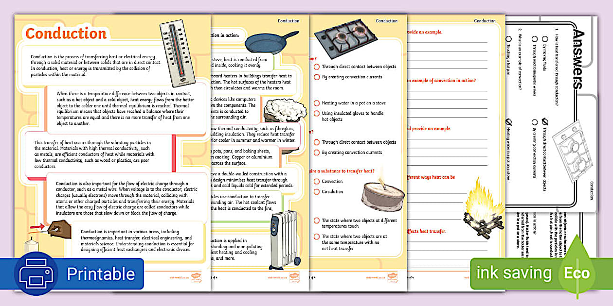 Conduction Grade 7 - Twinkl South Africa (teacher made)