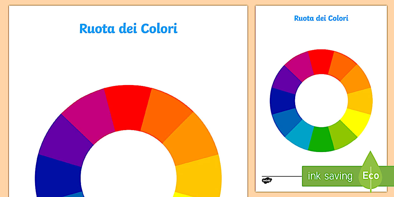 La Ruota dei Colori Attività (Teacher-Made) - Twinkl