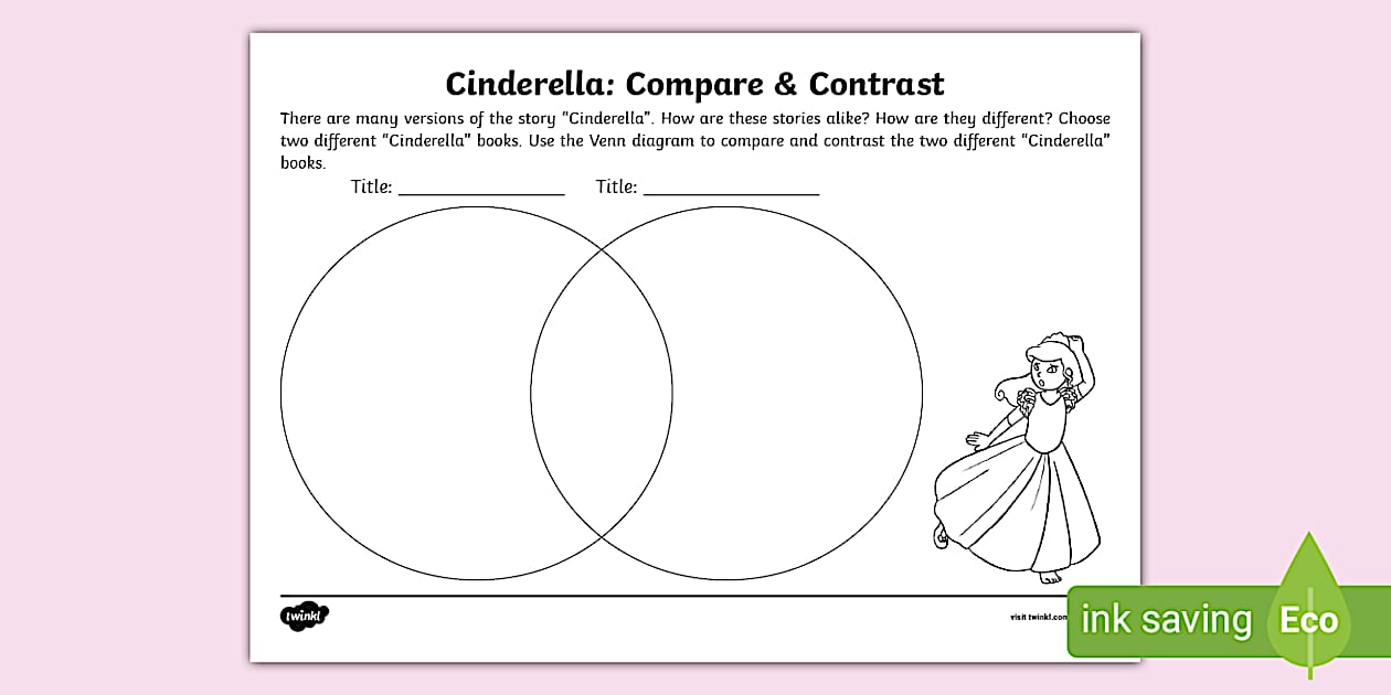 Cinderella: Compare and Contrast Worksheet / Worksheet