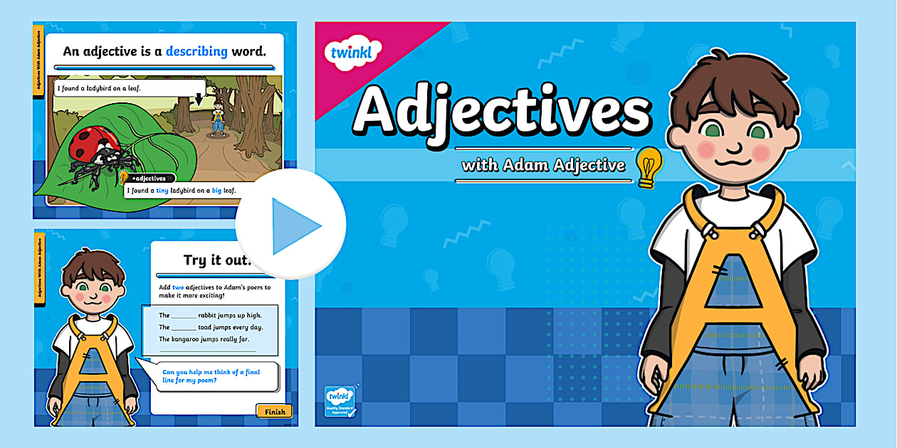 KS1 Adjectives PowerPoint | Adjectives: KS1 English - Twinkl