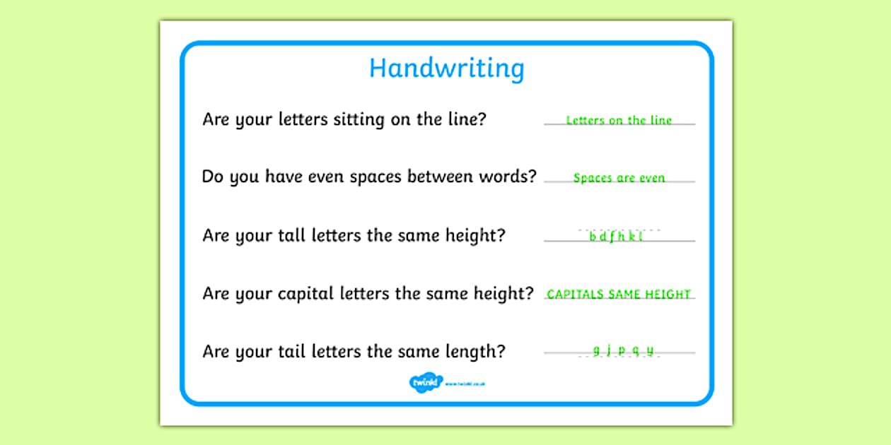Cursive Handwriting Reminder Sheet (Hecho por educadores)